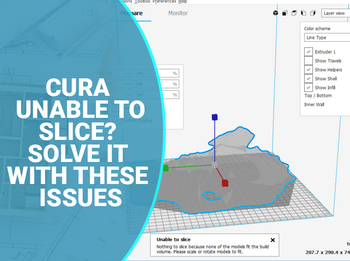 Cura Unable to Slice? Solve it with these tips